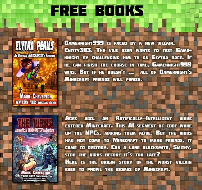 Bestselling Minecraft Series of Novels & Books by Mark Cheverton